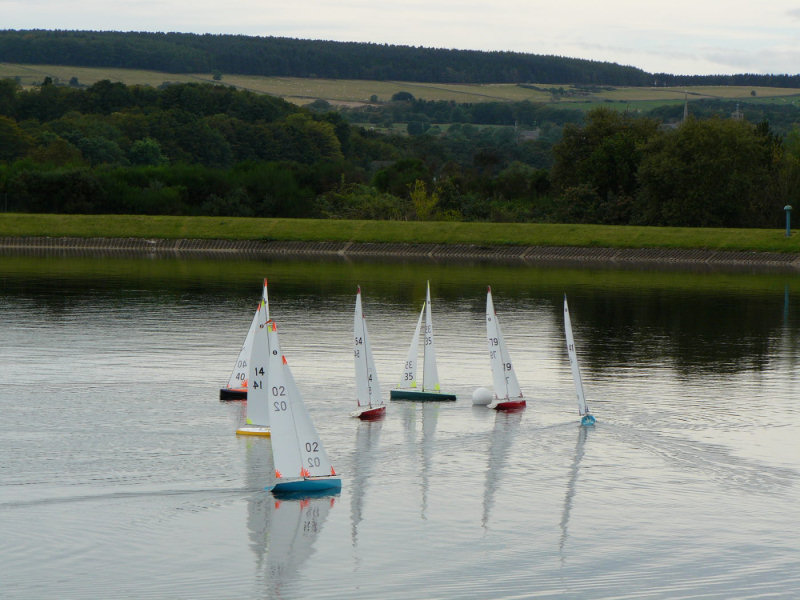 IOM Sailing Challenge at Inchgarth Reservoir, Aberdeen
