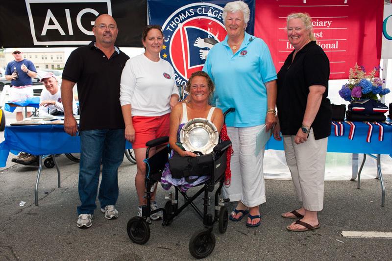 Tracy Schmitt (photo left) of Toronto, Canada, in the 2.4mR class won ...