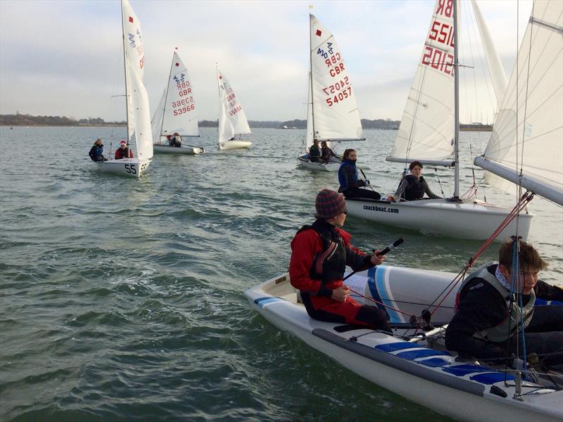 420 Christmas Regatta at Itchenor Sailing Club