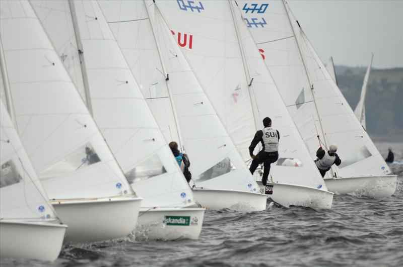 470 European Championship at Largs Sailing Club - Day 1