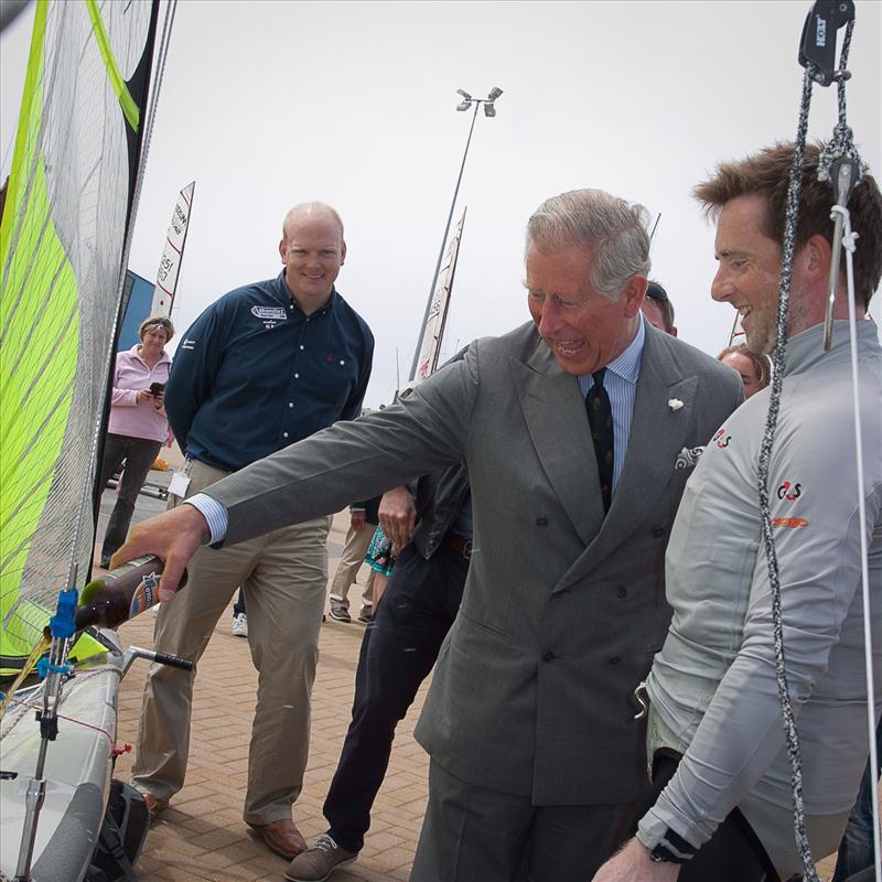 Prince of Wales visits Weymouth and Portland National Sailing Academy