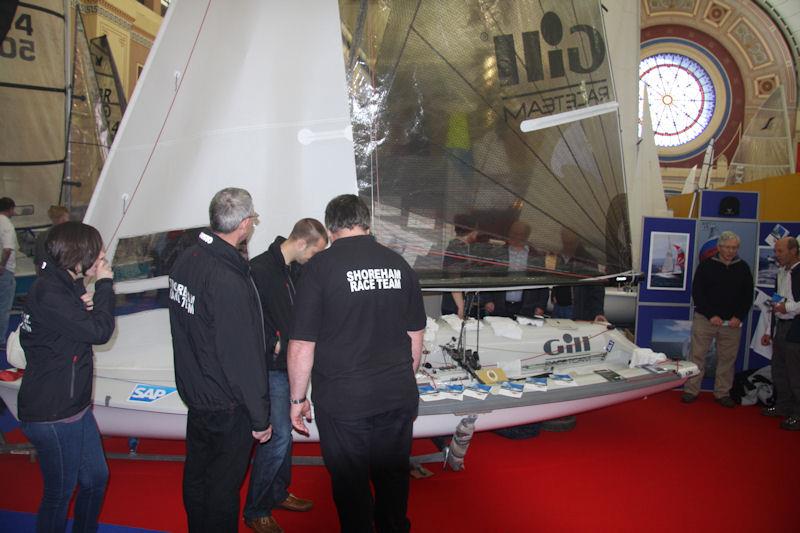 505 class celebrate 60th birthday at the RYA Suzuki Dinghy Show