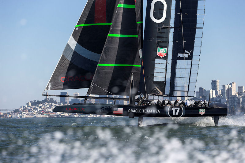 ORACLE TEAM USA AC72 - Progress and Evolution