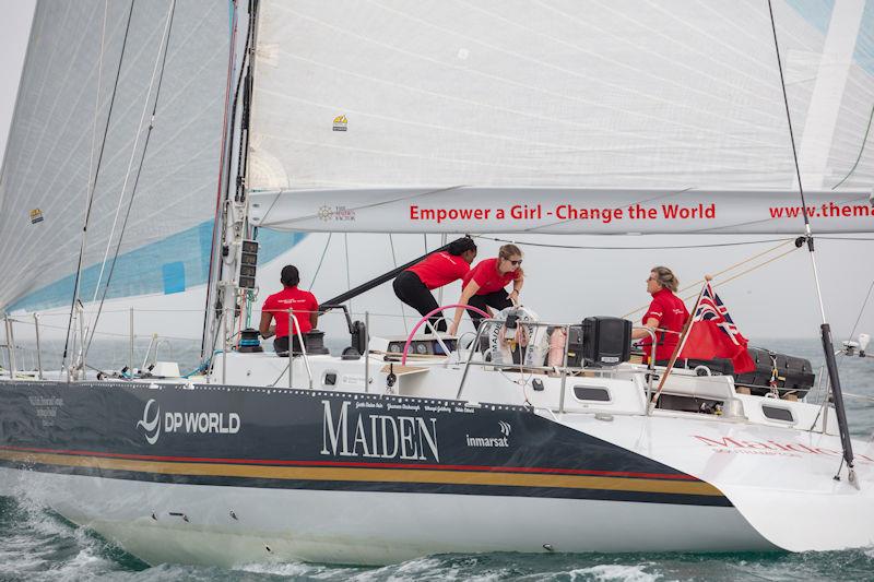 Maiden and her new all-female crew set sail on their new three-year ...