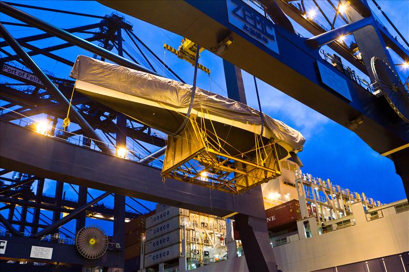 First Clipper 70 arrives in the UK