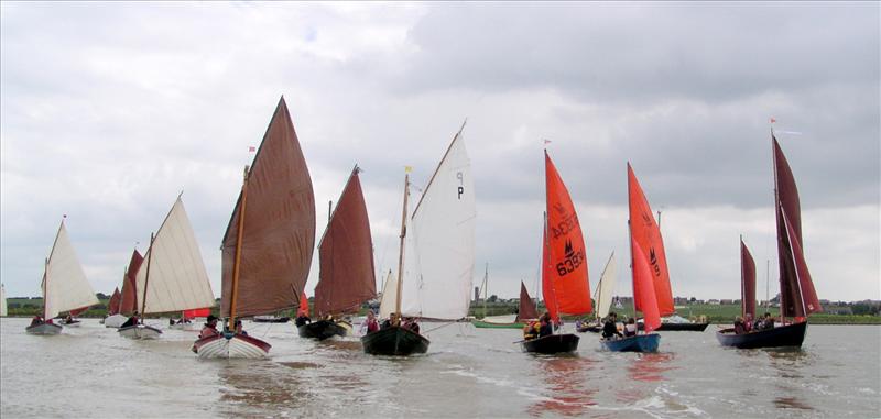 Swamazons Old Gaffers event at Walton and Frinton Yacht Club