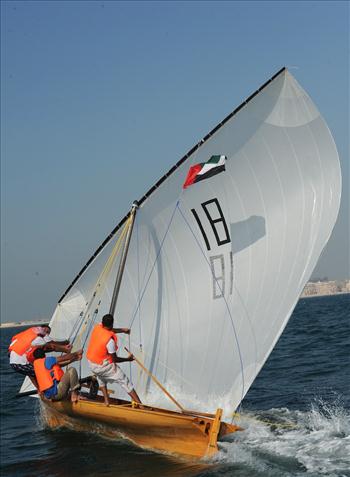 Dubai Traditional 22ft Sailing Dhow Race - Round 2