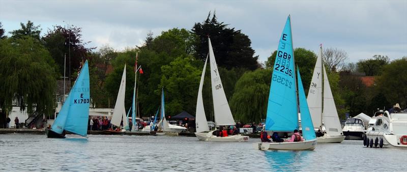 Horning Sailing Club Push the Boat Out Day during the Horning Boat Show