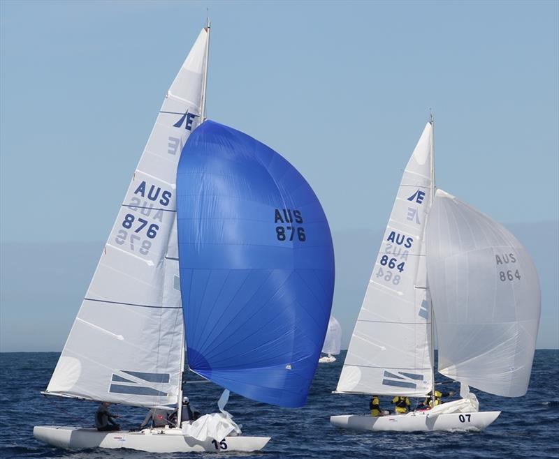 Anyone could reach the top five at the 2013 Australian Etchells Nationals