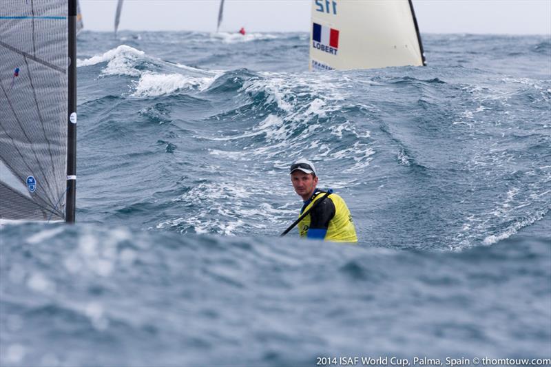 Finn class at the ISAF Sailing World Cup Mallorca - Day 4