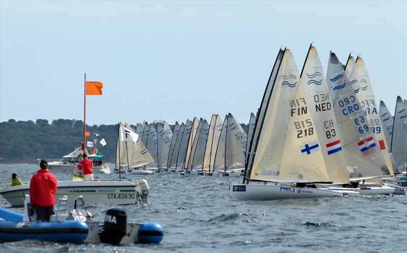 Finn class at ISAF Sailing World Cup Hyères - Day 2