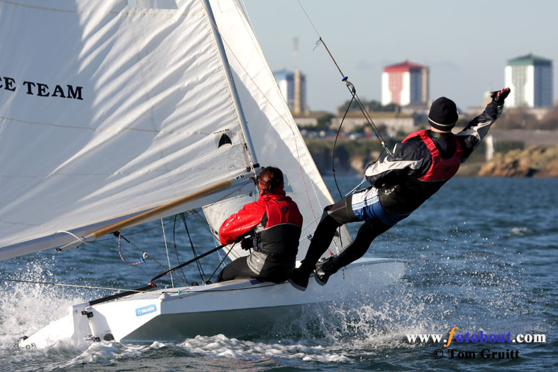 Devon Destroyer at the Mount Batten Sailing Centre
