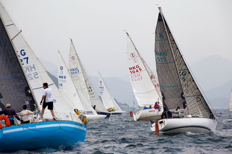 Royal Hong Kong Yacht Club Class Regatta in Port Shelter