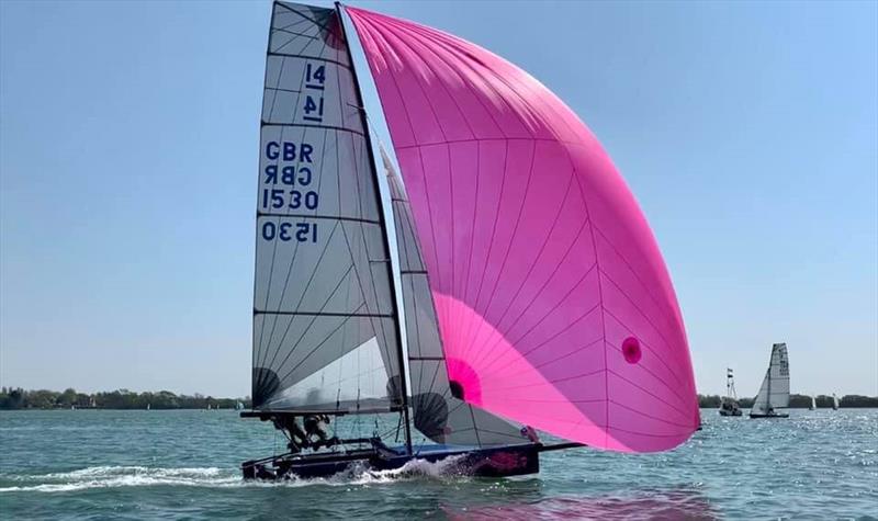 International 14 Easter Tray at Itchenor Sailing Club