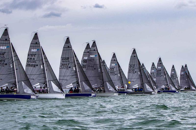 SB20 World Championship at the Royal Yacht Squadron, Cowes - Day 3