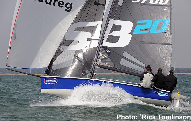 SB20 class at Aberdeen Asset Management Cowes Week