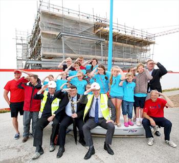 Worthing's young sailors get first look at new clubhouse