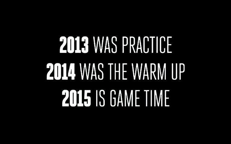 Practice. Warm Up. Game Time.