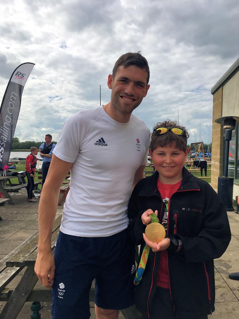 Olympic gold medallist visits Bowmoor