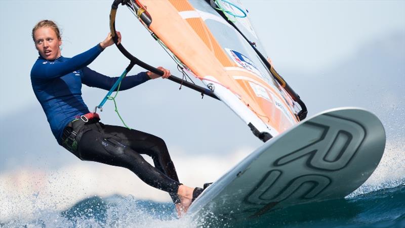 British Team at 2020 RS:X Windsurfing World Championships - Day 1