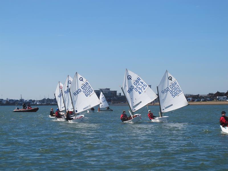 RYA South Optimist Squad Weekend at Parkstone Yacht Club