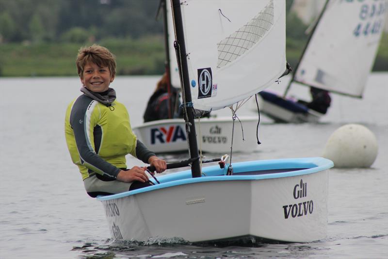 Optimists at Bowmoor Sailing Club's Oppy Camp