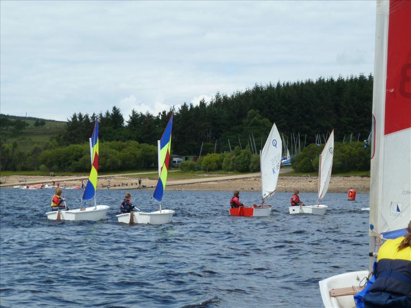 Optimist Training Weekend at Derwent Reservoir Sailing Club
