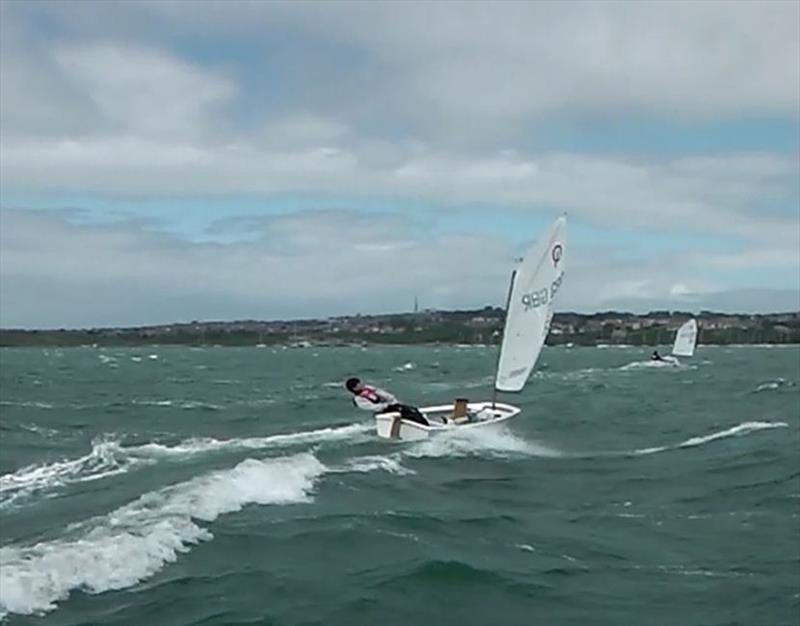 2013 GBR Optimist Team training hard for the worlds