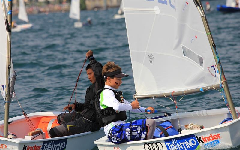 Optimist Team Racing World Championships at Fraglia Vela Riva - Day 1