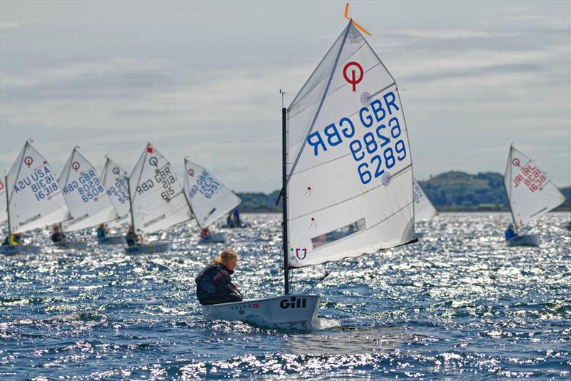IOCA UK Optimist Nationals at Largs Sailing Club - Day 2