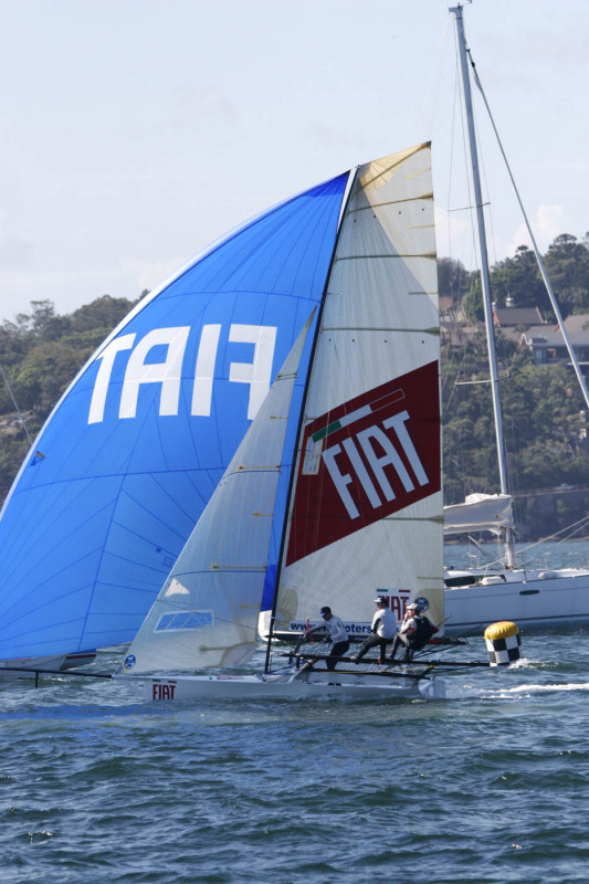 NSW 18ft Skiff Championship on Sydney Harbour - Race 3