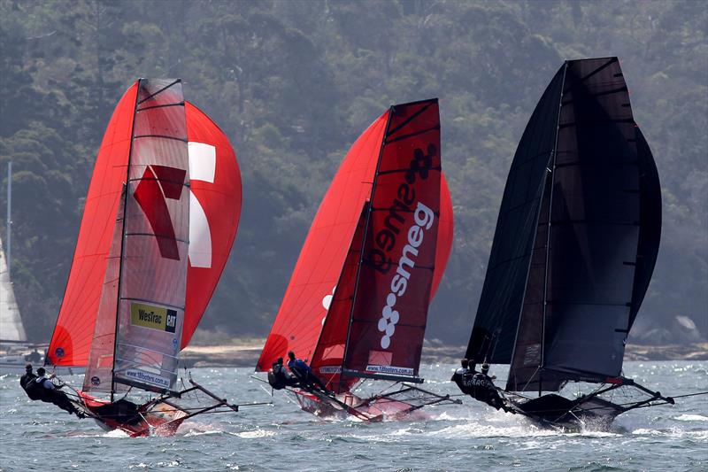 18ft Skiff Club Championship on Sydney Harbour – Race 1