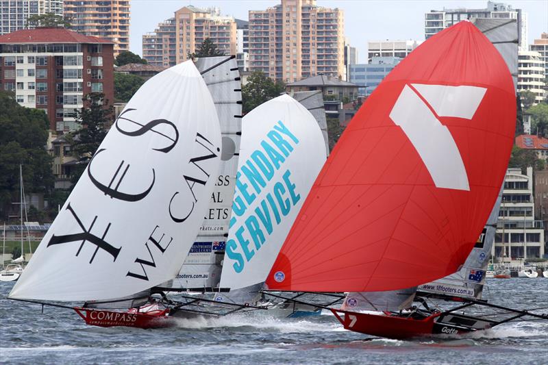18ft Skiff NSW Championship at Sydney Harbour - Race 2