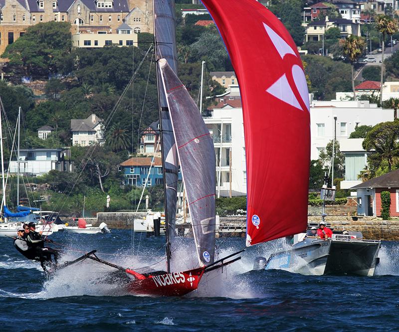 18ft Skiff NSW Championship on Sydney Harbour - Race 1