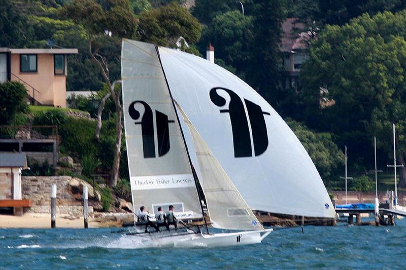 18ft Skiff Australian Championship on Sydney Harbour - Race 4