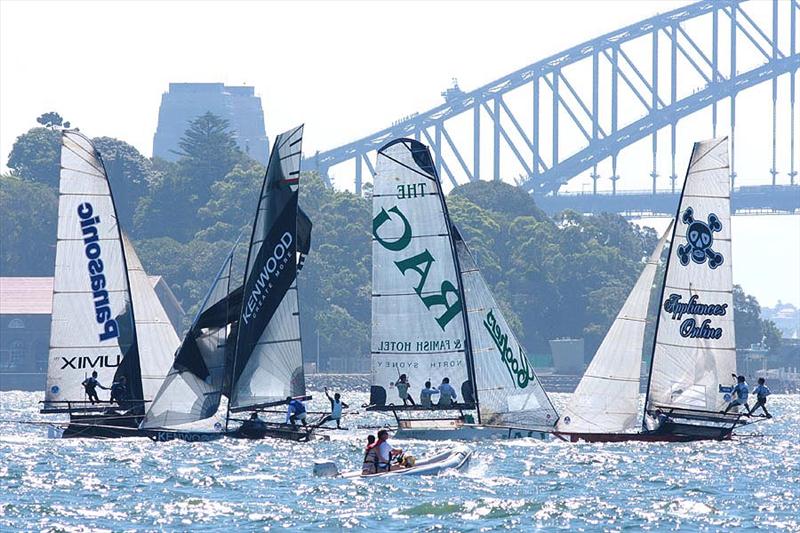 18ft Skiff Australian Championship on Sydney Harbour - Race 5