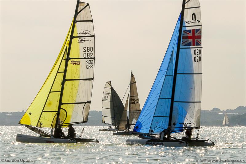 Spitfires and Youth Cat Sailors at Stokes Bay and Weston