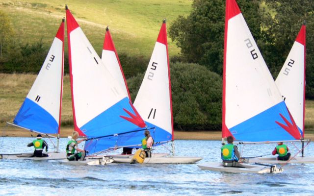 Single Handed Team Racing at Hollowell Sailing Club