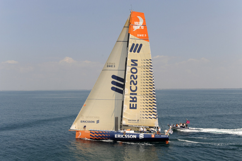 Volvo Ocean Race - Leg 2 Finish, podium for Ericsson 3