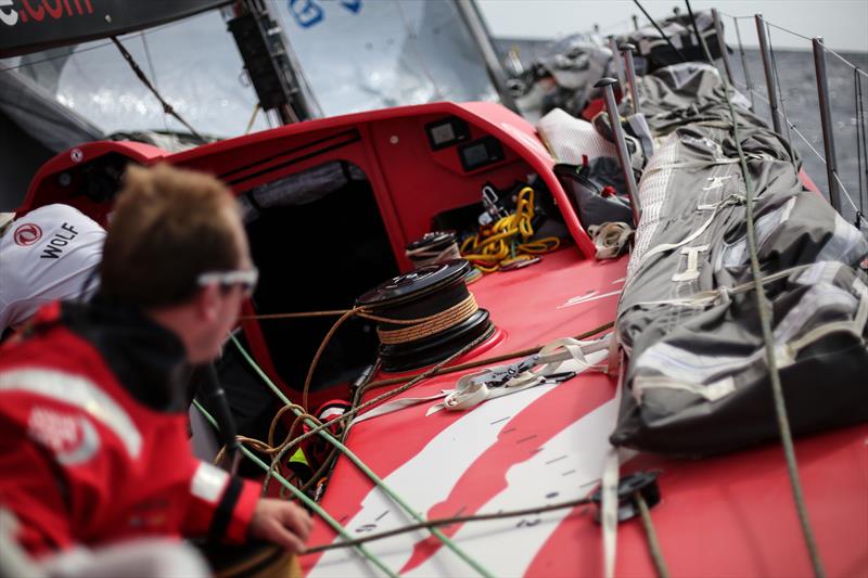 Dongfeng's broken rudder setback in Volvo Ocean Race Leg 1