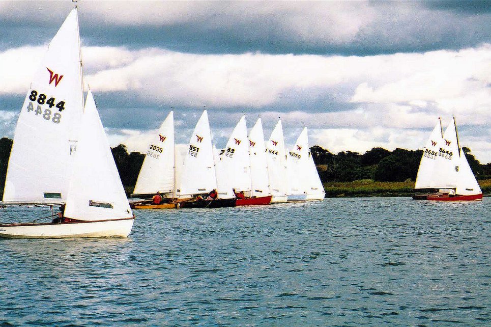 Cartoon Open Meeting at Waldringfield Sailing Club