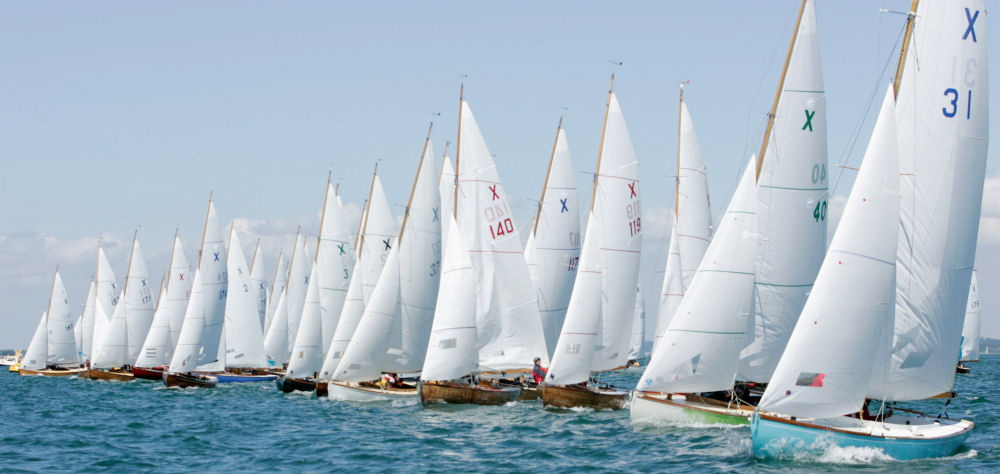 The Skandia Cowes Week Start Line
